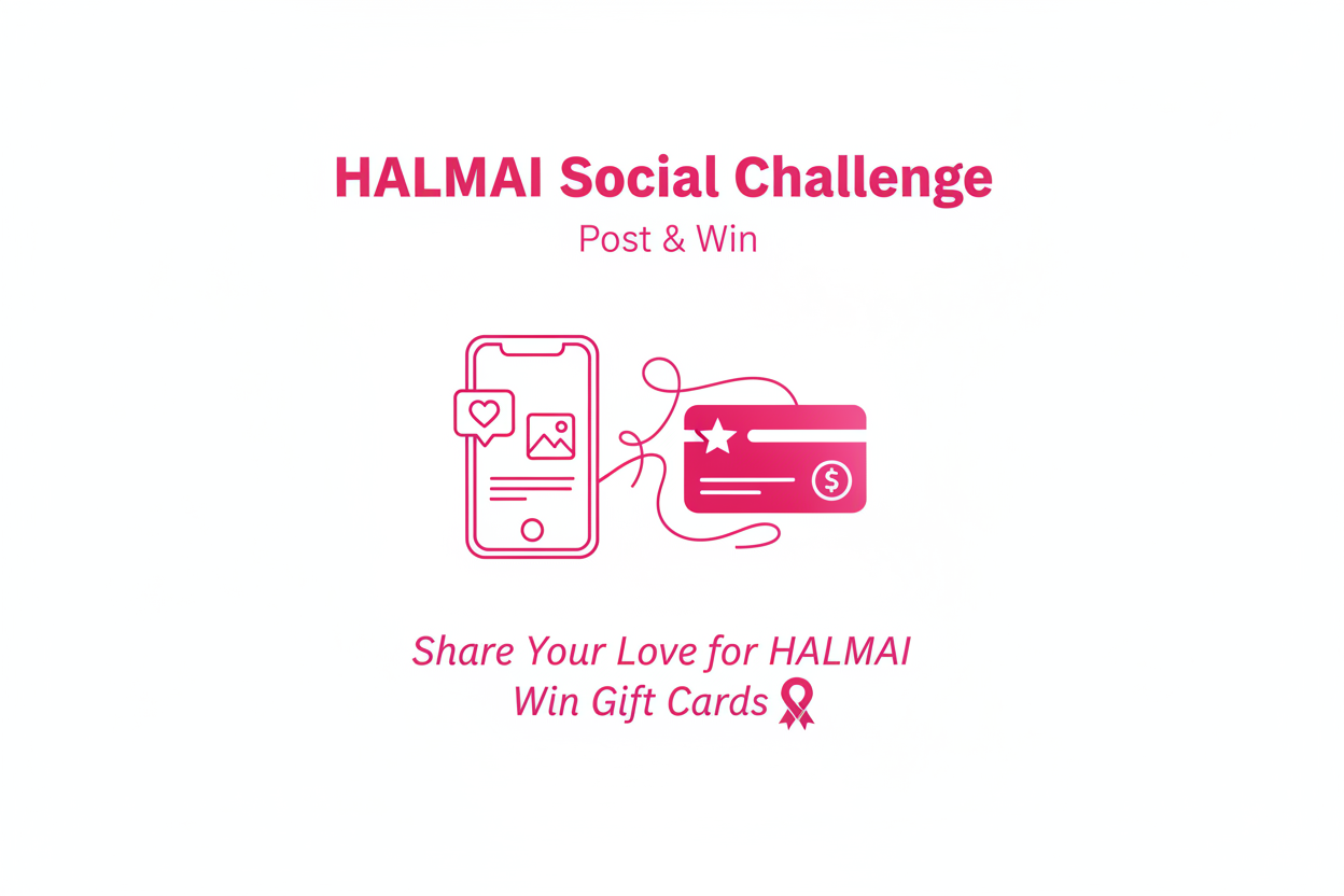 HALMAI Social Challenge - Post & Win Gift Cards!